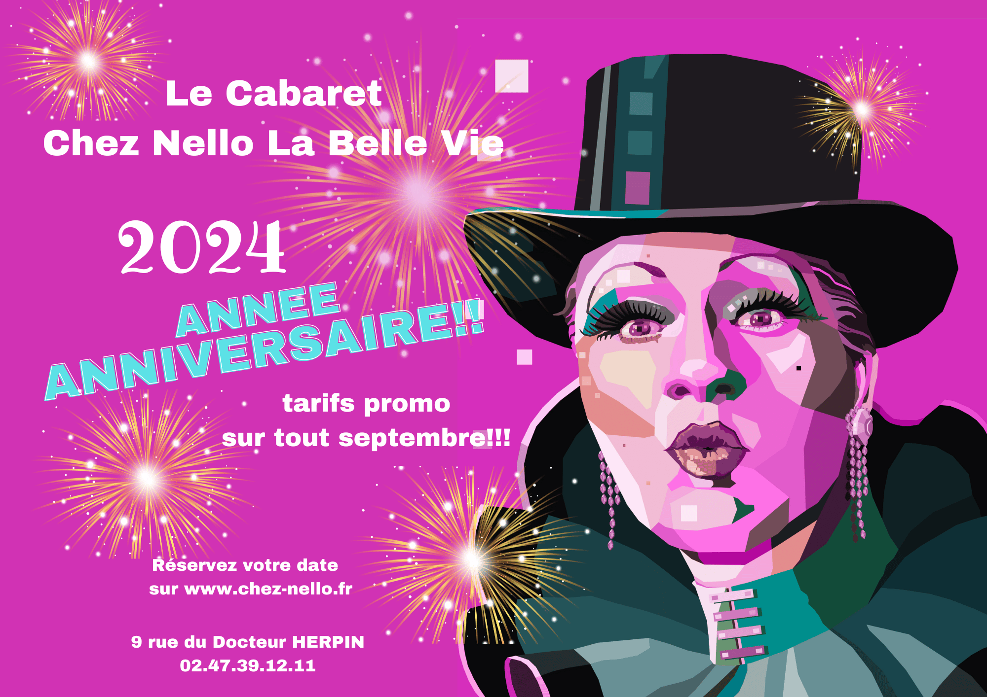 REPAS SPECTACLE 30 ANS ⋆ Chez Nello La Belle Vie